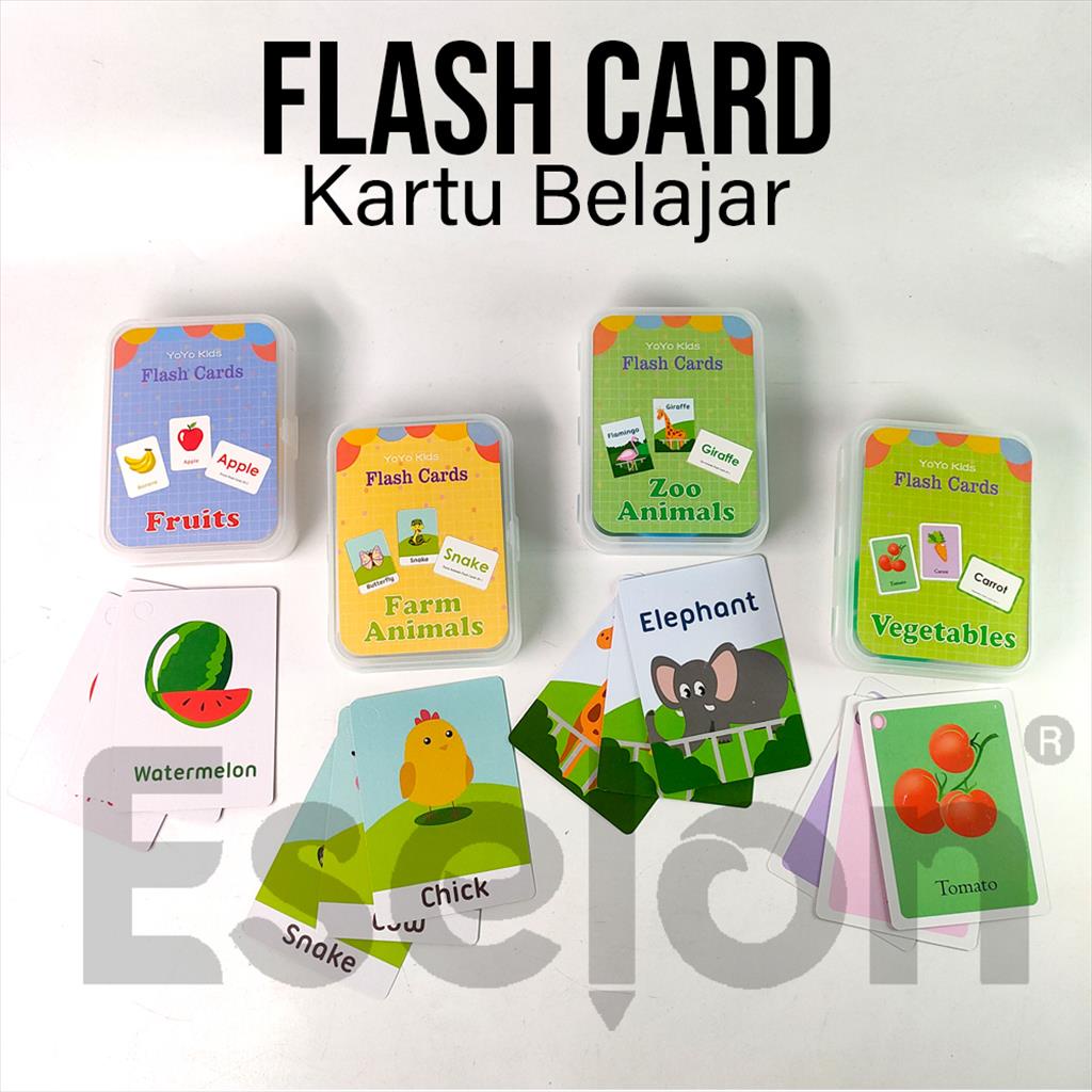 Jual Flash Card / Kartu Pintar Edukasi Anak / Flashcard | Shopee Indonesia