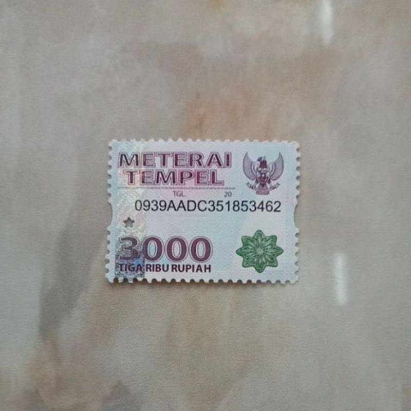 Jual Materai 3000 dan 10000 (Original) | Shopee Indonesia