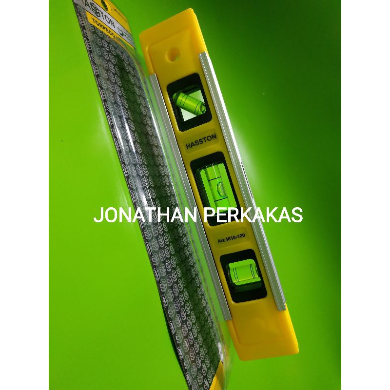 Jual waterpas torpedo 9" haston/waterpas mini 9" haston/waterpas kecil ...