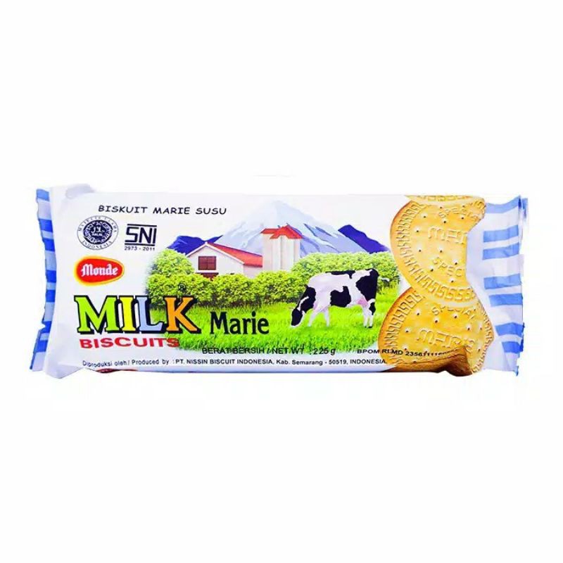 Jual MONDE MARIE MILK 225 GR BISKUIT SUSU / ROTI MARIE | Shopee Indonesia