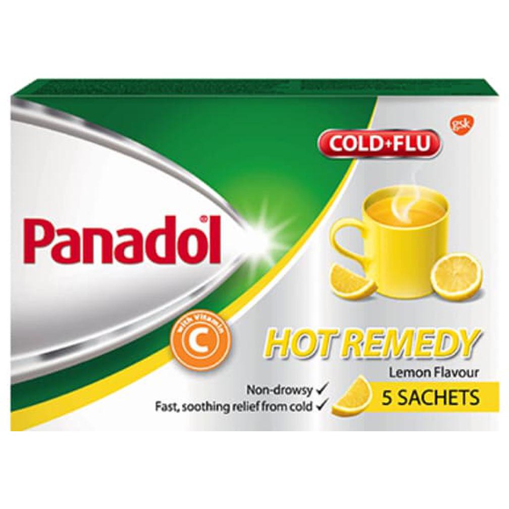 Jual Panadol cold flu hot remedy lemon flavour | Shopee Indonesia