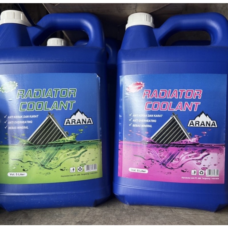 Jual Air Radiator ARANA COOLANT (Radiator Coolant) | 5 Liter | Shopee ...