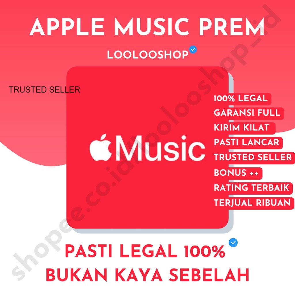 Jual APPLE MUSIC PREMIUM 3 BULAN FULL GARANSI BANYAK BONUZ ...