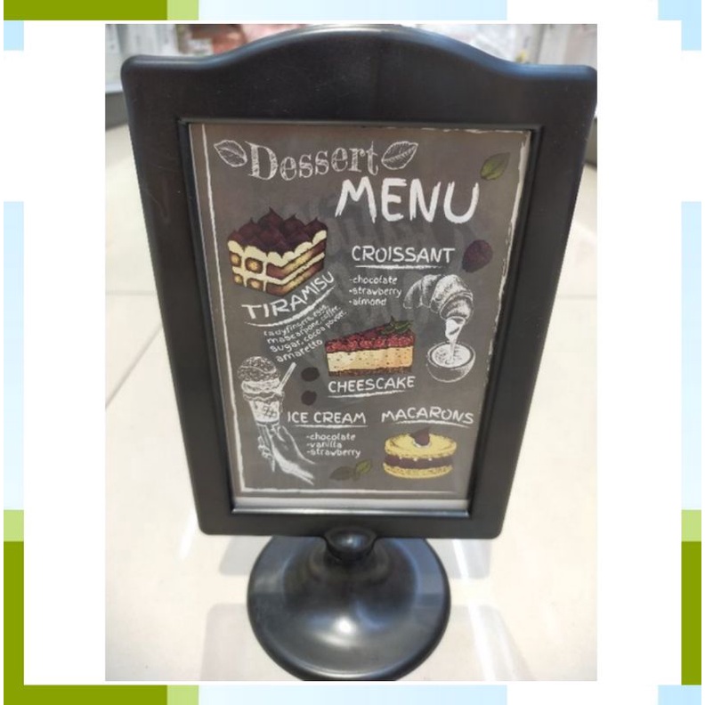 Jual Arthome 4r Bingkai Foto Menu - Putih/hitam/ tempat menu/bingkai ...