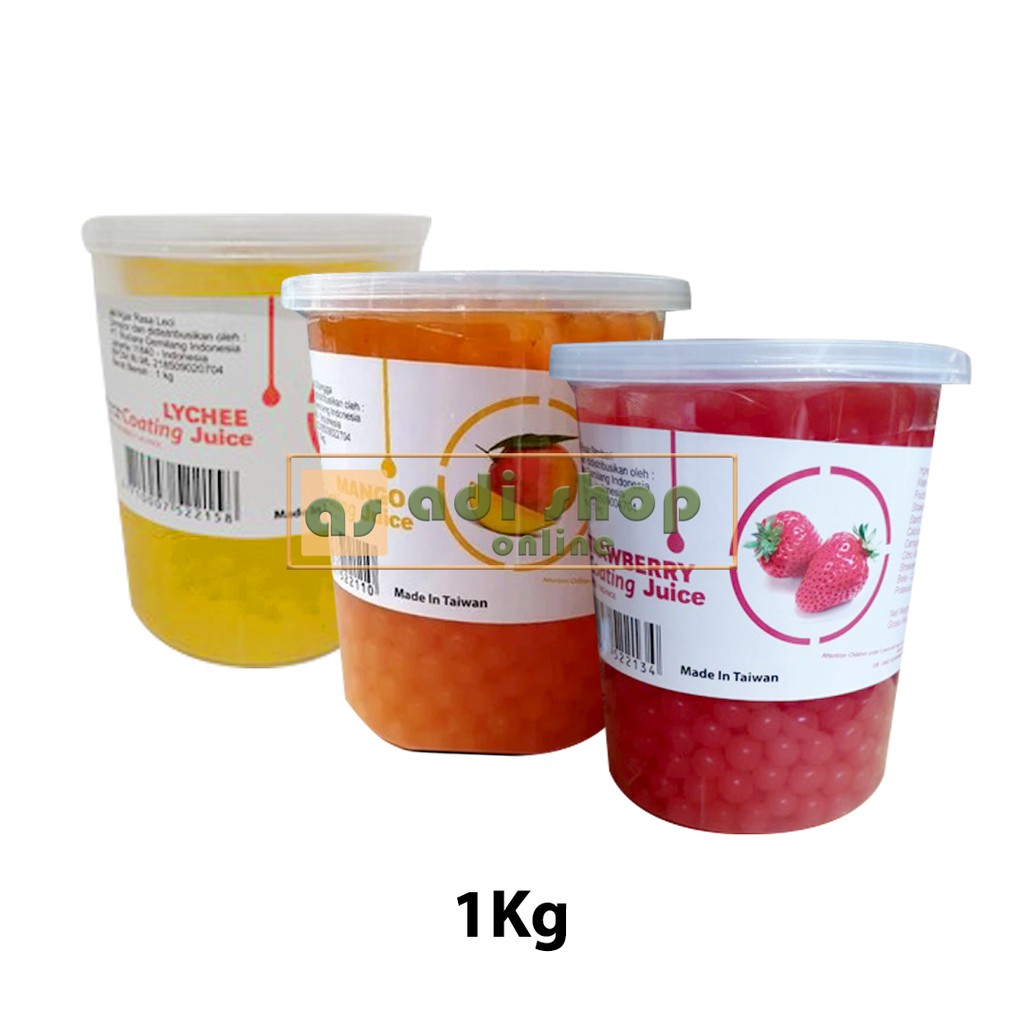 Jual COATING JUICE 1KG - POPPING BOBA TAIWAN - TOPPING MINUMAN POPING ...