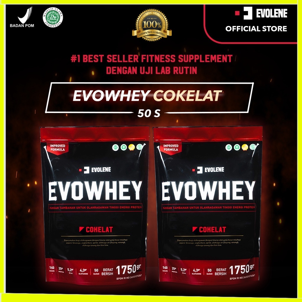 Jual Whey Protein Coklat 2x 1750gr/50 Sachet + Shaker / Tanktop gym ...