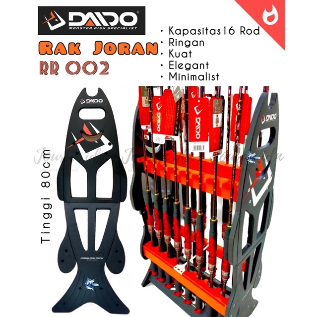 Jual Rak Joran Daido isi 16 ROD | Shopee Indonesia
