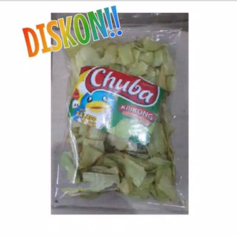 Jual Rasa Baru Snack Chuba keripik singkong rasa Cabe ijo jajanan murah ...