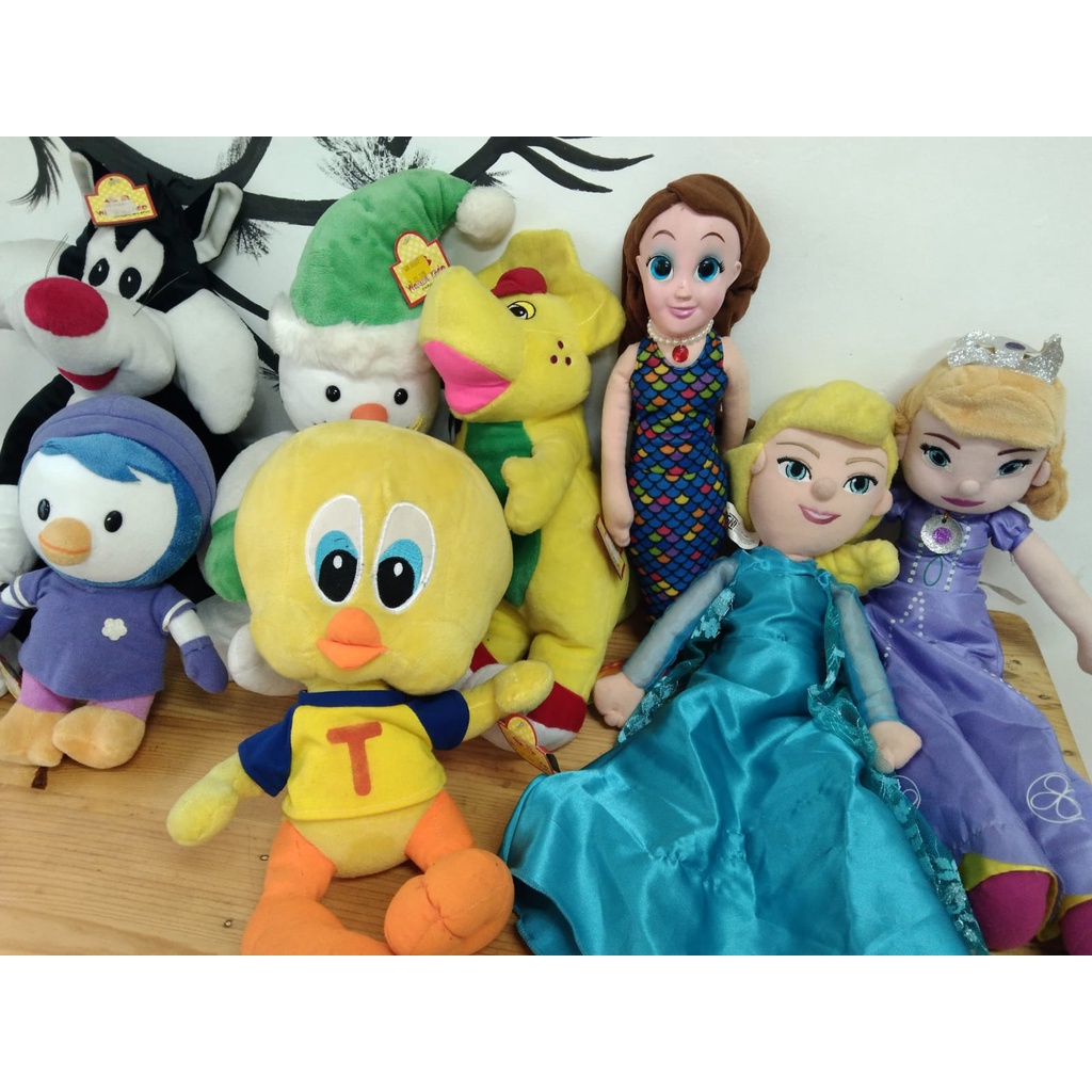 Jual boneka shofia elsa putriduyung tweety pororo kucingbutch ...