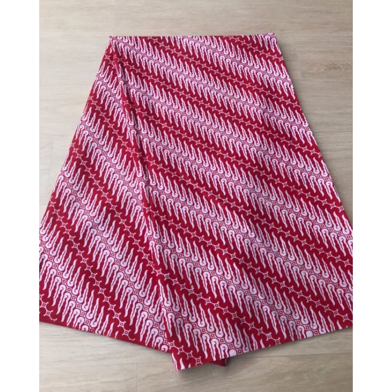 Jual KAIN BATIK WARNA MERAH PUTIH / KAIN BATIK LAWASAN TRUNTUM SENO ...
