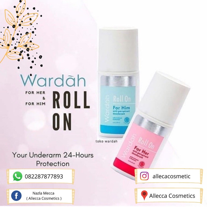 Jual Wardah Deo Roll-On | Shopee Indonesia
