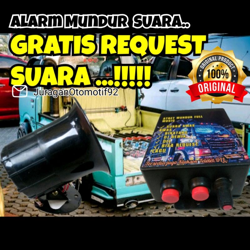 Jual alaram mundur awas truk atret mundur alarm mundur truk 12v dan 24v ...
