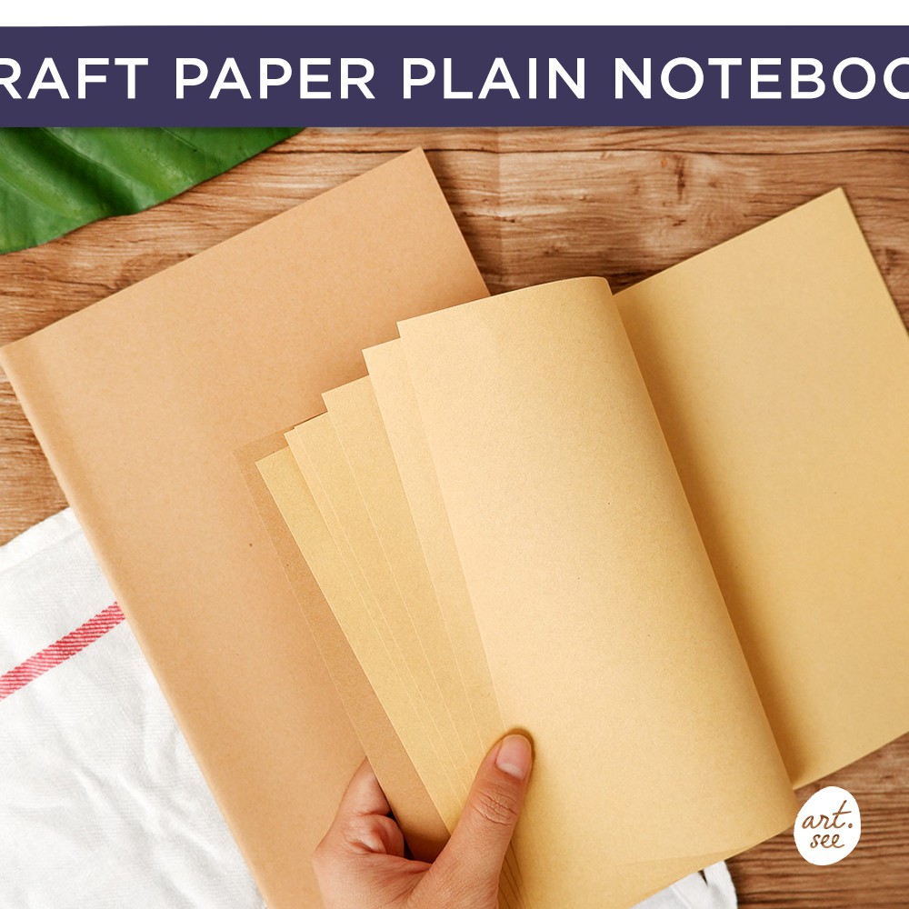 Jual Kraft Paper Plain Notebook | Shopee Indonesia