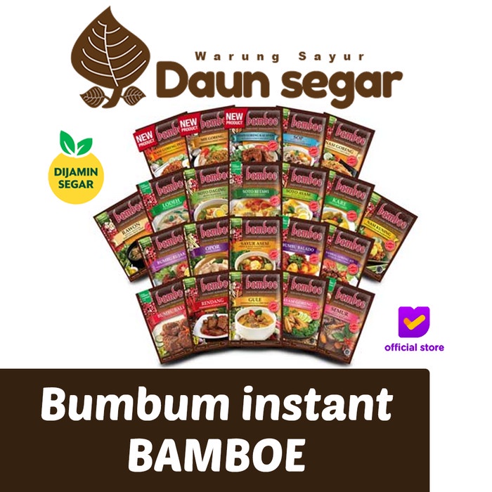 Jual Bumbum Instant Bamboe gulai kari opor semur sayur sop asem rendang ...