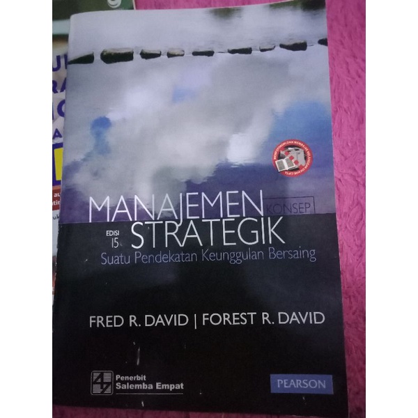 Jual Buku manajemen strategik edisi 15 by Fred R. David I Forest R. David | Shopee Indonesia