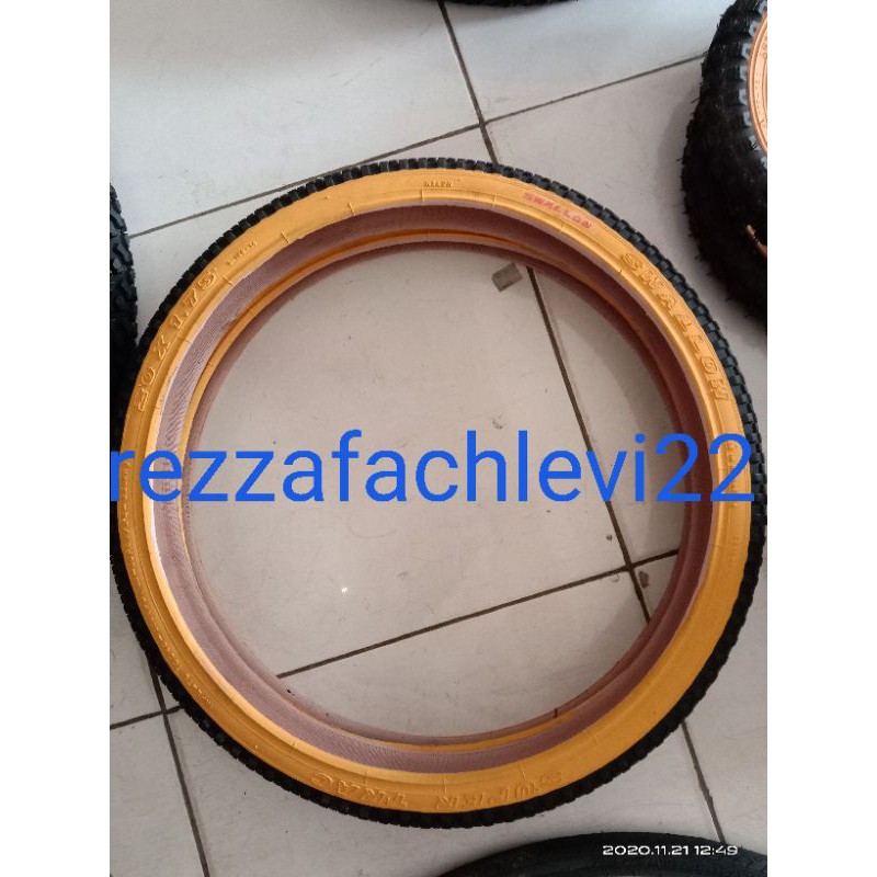 Jual ban luar sepeda swallow super trac ukuran 20x1.75 untuk sepeda lipat Minion mini bmx ...