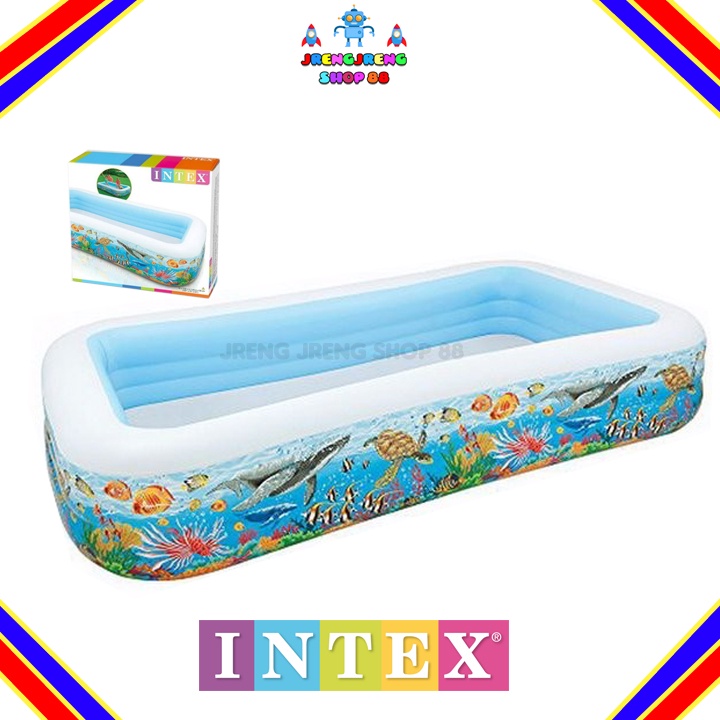 Jual Kolam Renang Intex Jumbo Tropical Reef Family pool 58485 ...