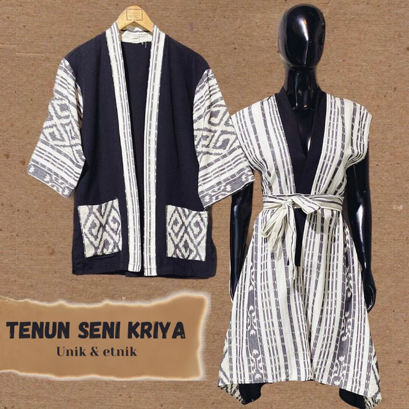 Jual Sarimbit Tenun || couple tenun || kimono tenun || tunik tenun ...