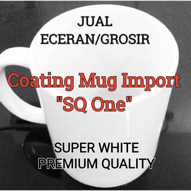 Jual Coating mug, mug polos, mug import, super white | Shopee Indonesia