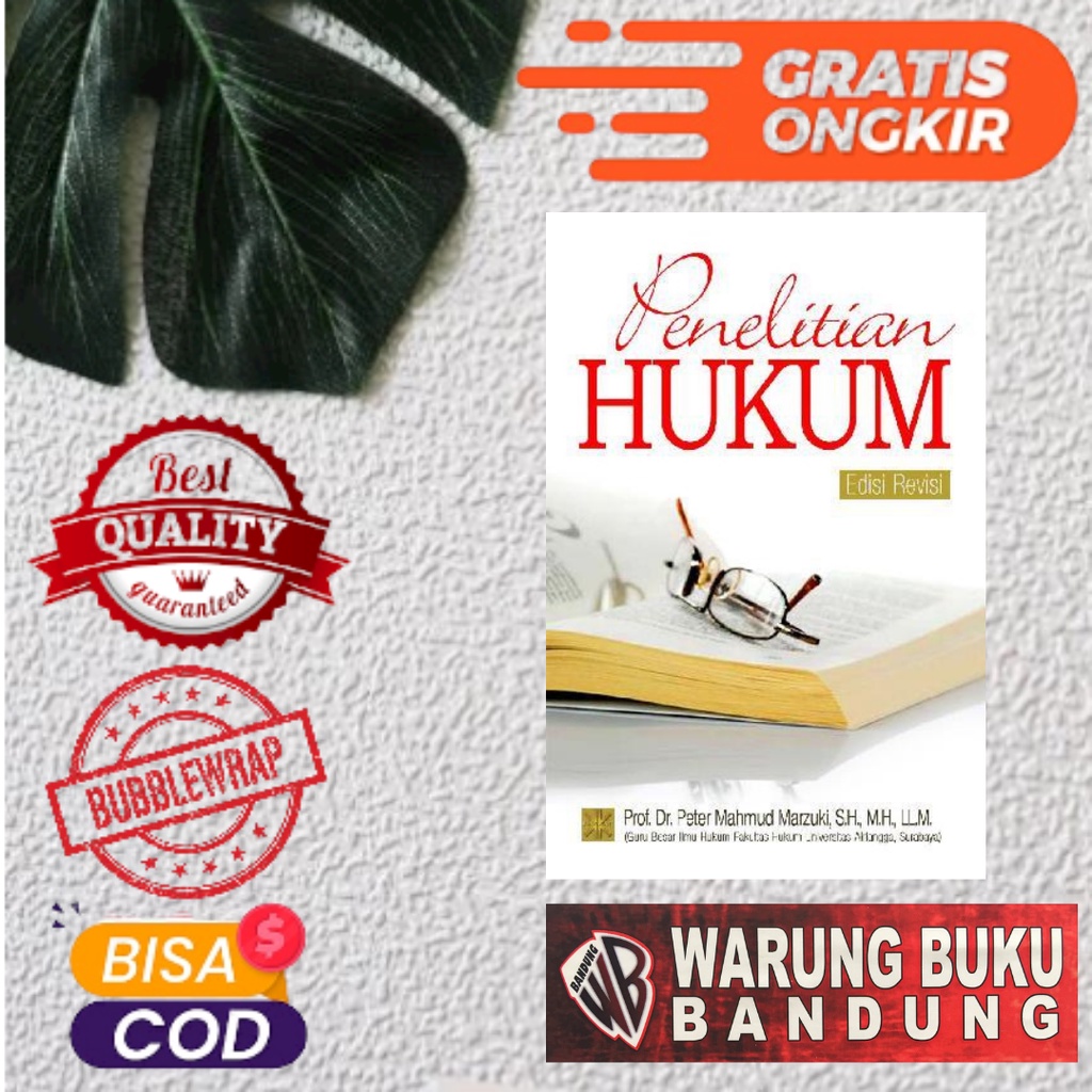 Jual BUKU PENELITIAN HUKUM - Prof. Dr. Peter Mahmud Marzuki | Shopee Indonesia