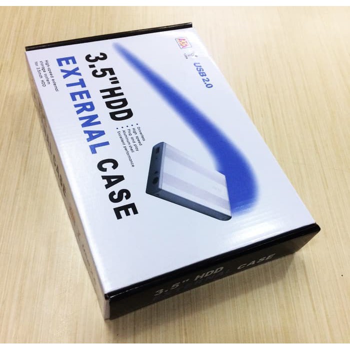 Jual Casing Hardisk External 3.5" SATA USB 2.0 HDD Case HDD Enclosure | Shopee Indonesia