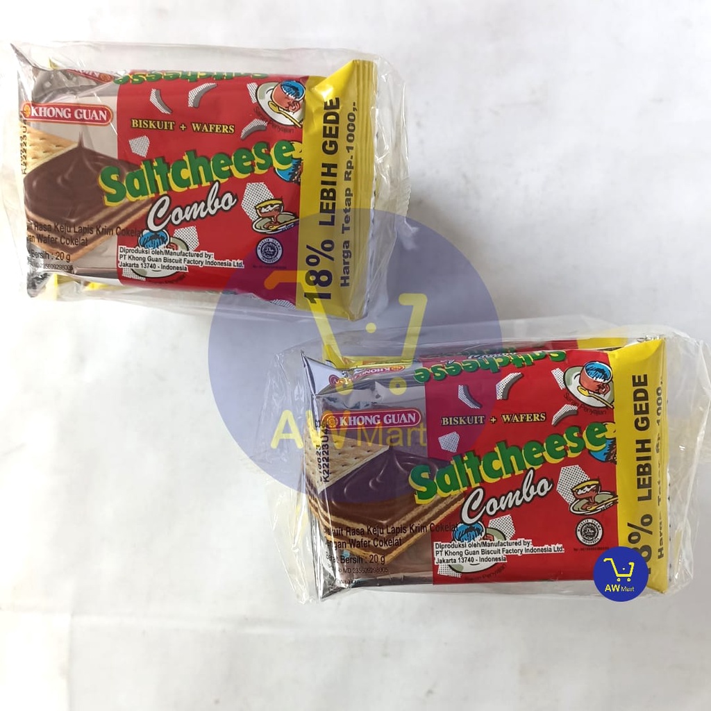Jual KHONG GUAN SALTCHEESE COMBO RENCENG 10'S X 20GRAM - ALL VARIAN ...