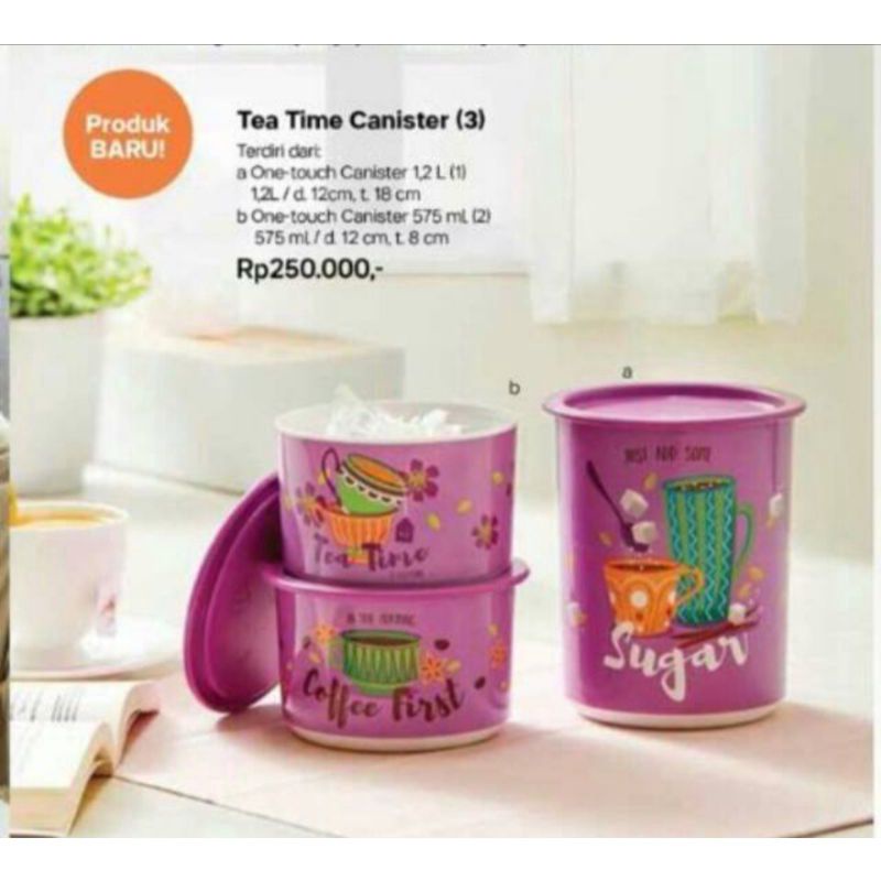 Jual tea time tupperware (3) HK 250k | Shopee Indonesia