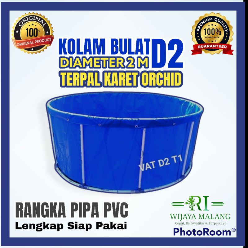 Jual KOLAM TERPAL / KOLAM VAT / KOLAM BULAT RANGKA PIPA / KOLAM ANAK ...
