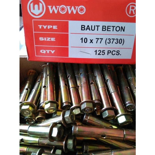 Jual BAUT BETON / BAUT DYNABOLT 10x77 (10pcs) | Shopee Indonesia
