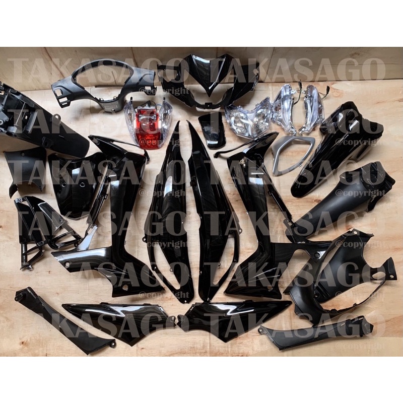Jual Full set bodi body kasar halus supra x 125 new batman baru top ...