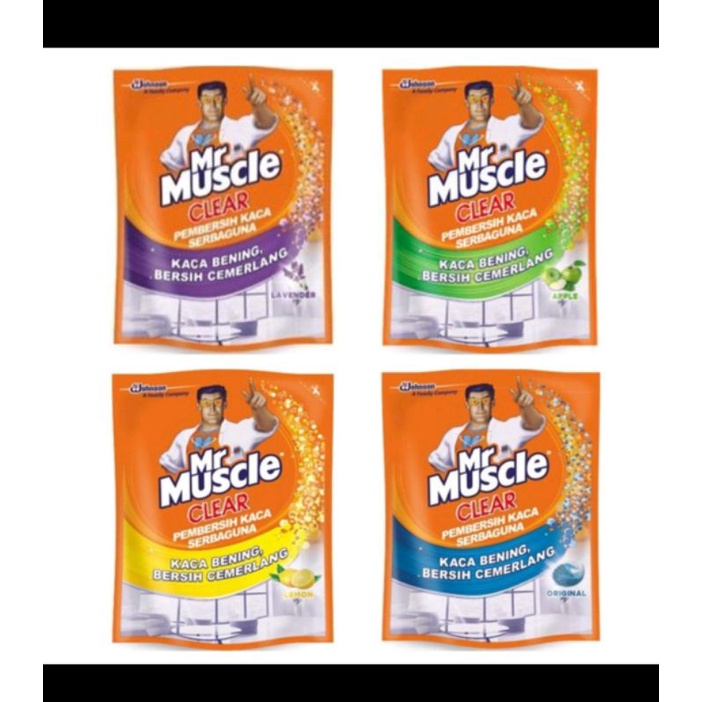 Jual Mr Muscle Pembersih KACA Pouch 440ml | Shopee Indonesia
