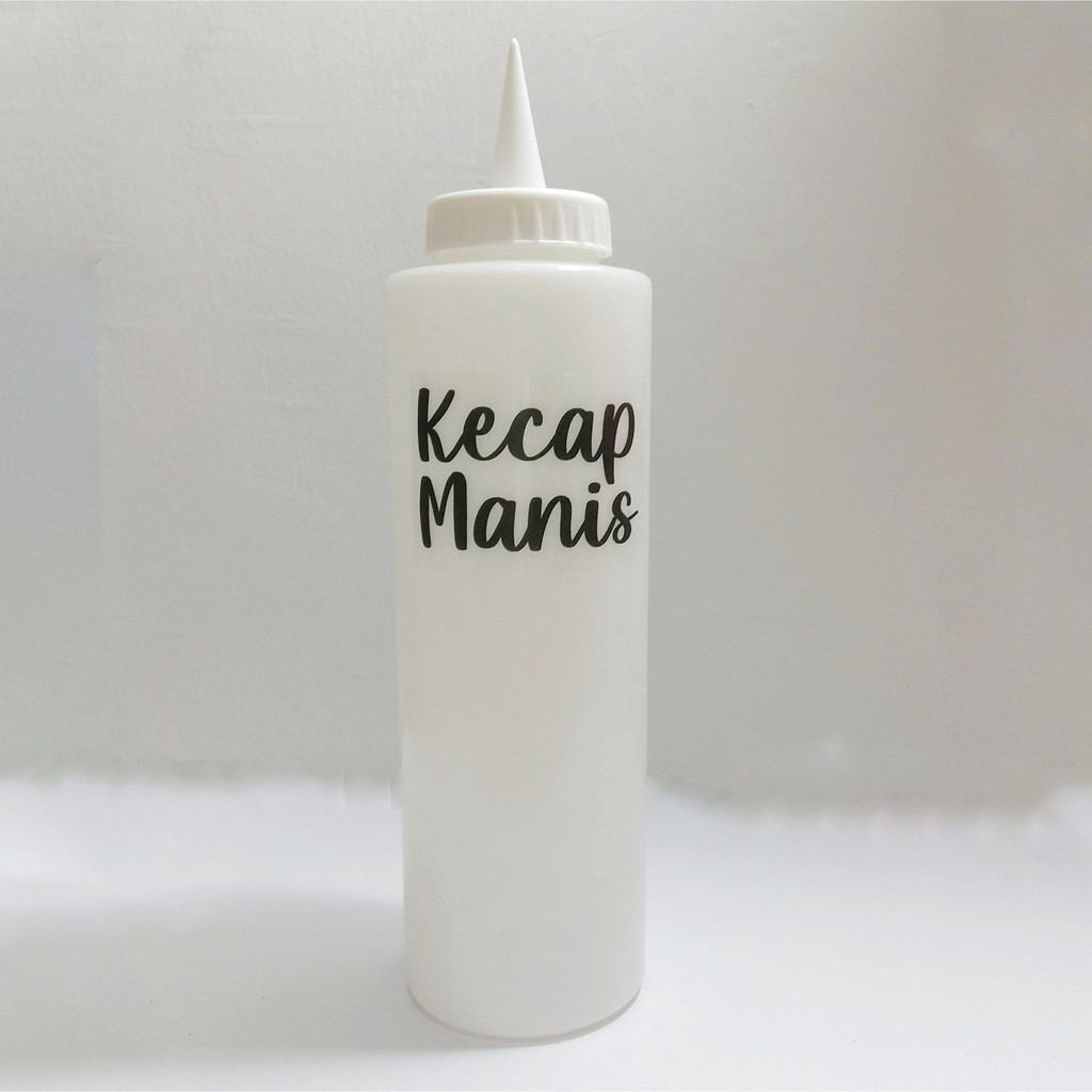 Jual Botol Kecap Botol Saus 550ml + Stiker Label | Shopee Indonesia