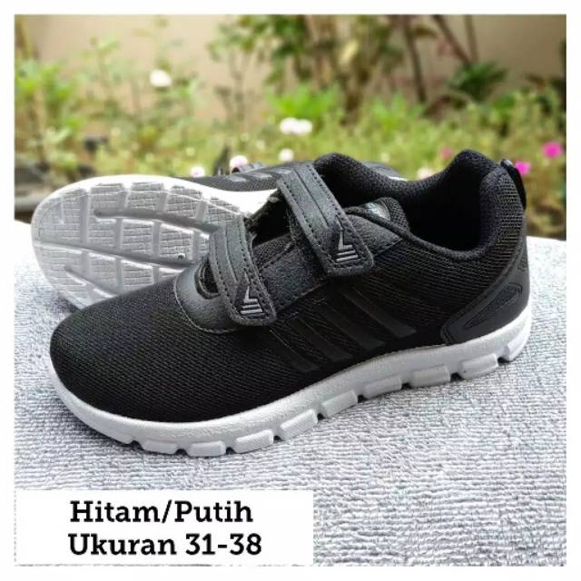 Jual SEPATU ORIGINAL PRO ATT PC 870 V / SEPATU SEKOLAH ANAK HITAM PEREKAT PEREMPUAN LAKI ...