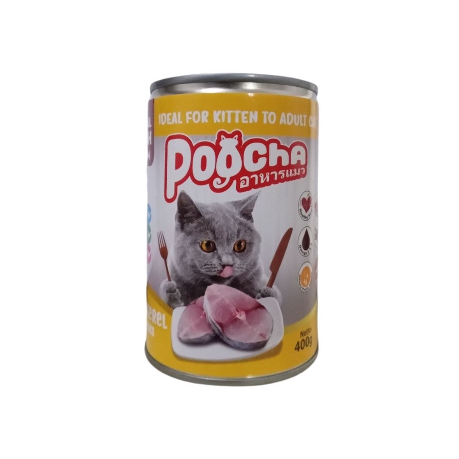 Jual PooCha Wet Food Can 400 gr | POO CHA Makanan Kucing Basah Kaleng ...