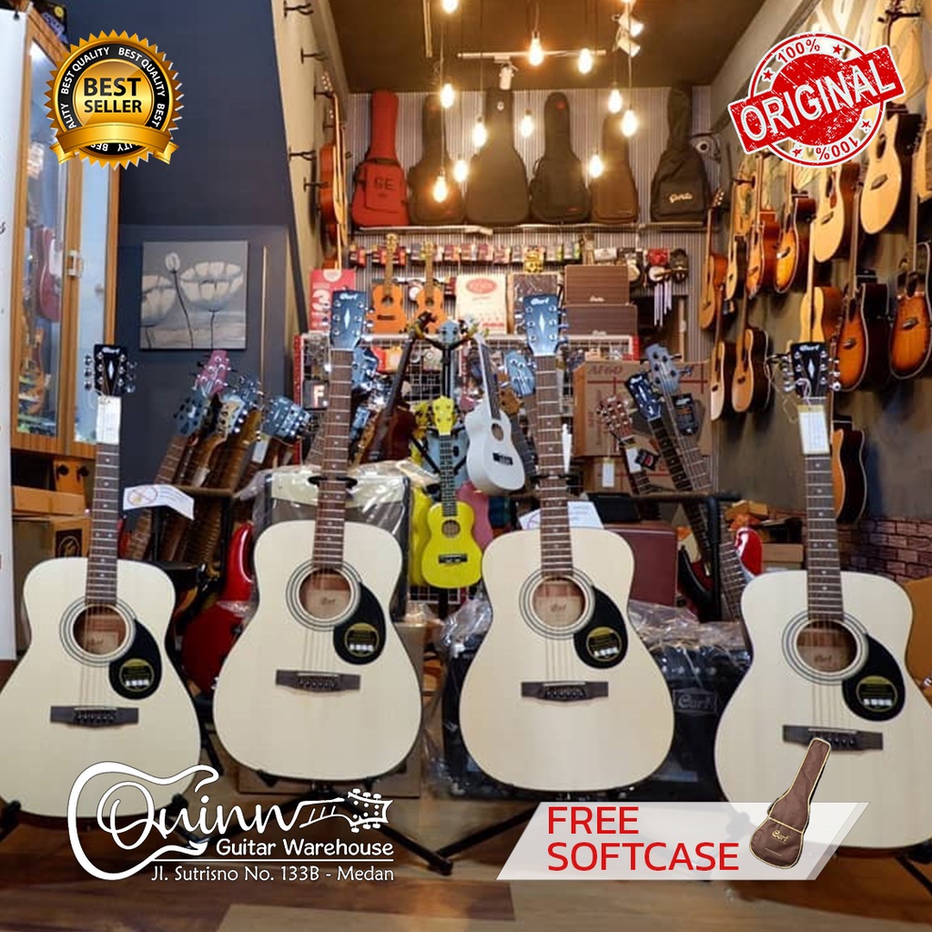 Jual Gitar Akustik CORT AF510E Original elektrik termurah terlaris ...