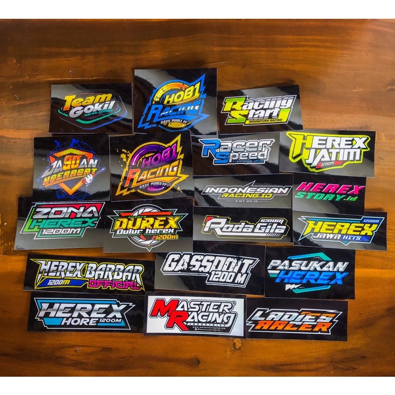 Jual STICKER FULL HEREX RACING TIGER MP MOTOR CB STICKER GL STIKER ...