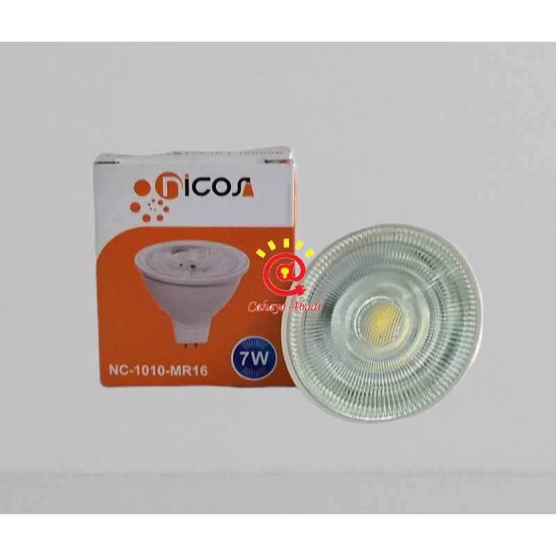 Jual Lampu Halogen MR16 LED 7 Watt 7W G5,3 Tusuk Warm White Cool White White Daylight Putih ...