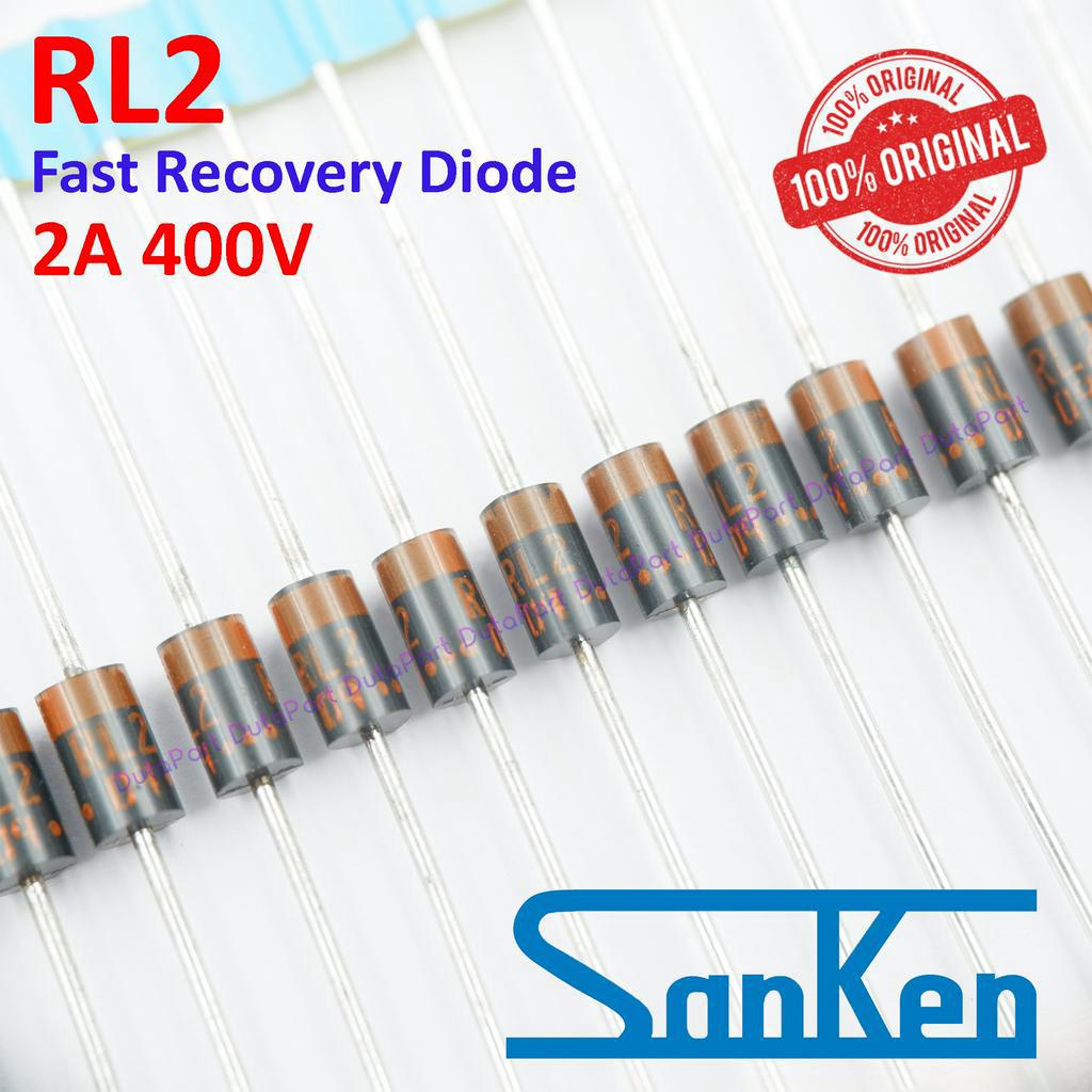 Jual RL2 2A 400V ORIGINAL SANKEN JAPAN Fast Recovery Diode Dioda ...