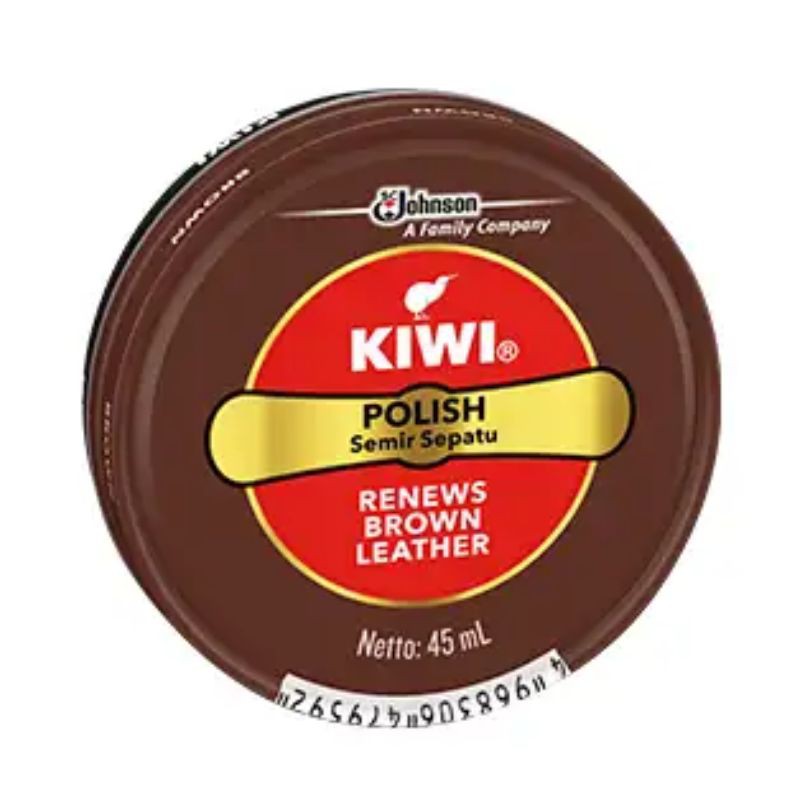 Jual Kiwi Paste SP Semir Sepatu - Brown warn coklat kemasan 45 mL | Shopee Indonesia