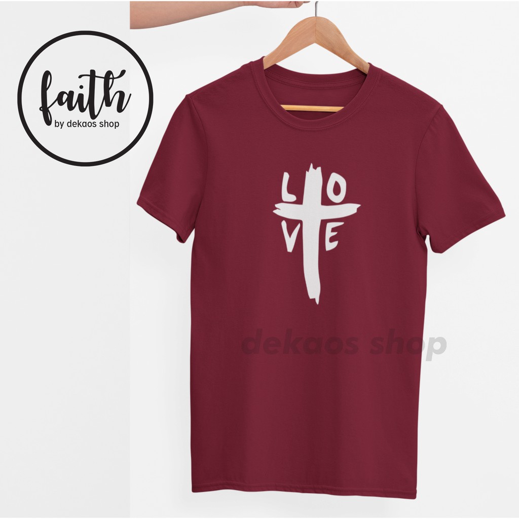 Jual KAOS ROHANI KRISTEN / KAOS ROHANI PRIA / KAOS BAJU ROHANI KATOLIK ...