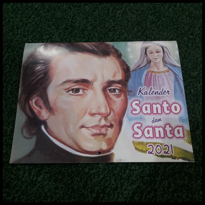 Jual Kalender Santo Dan Santa 2021 Kalender Dinding 2021 Katholik ...