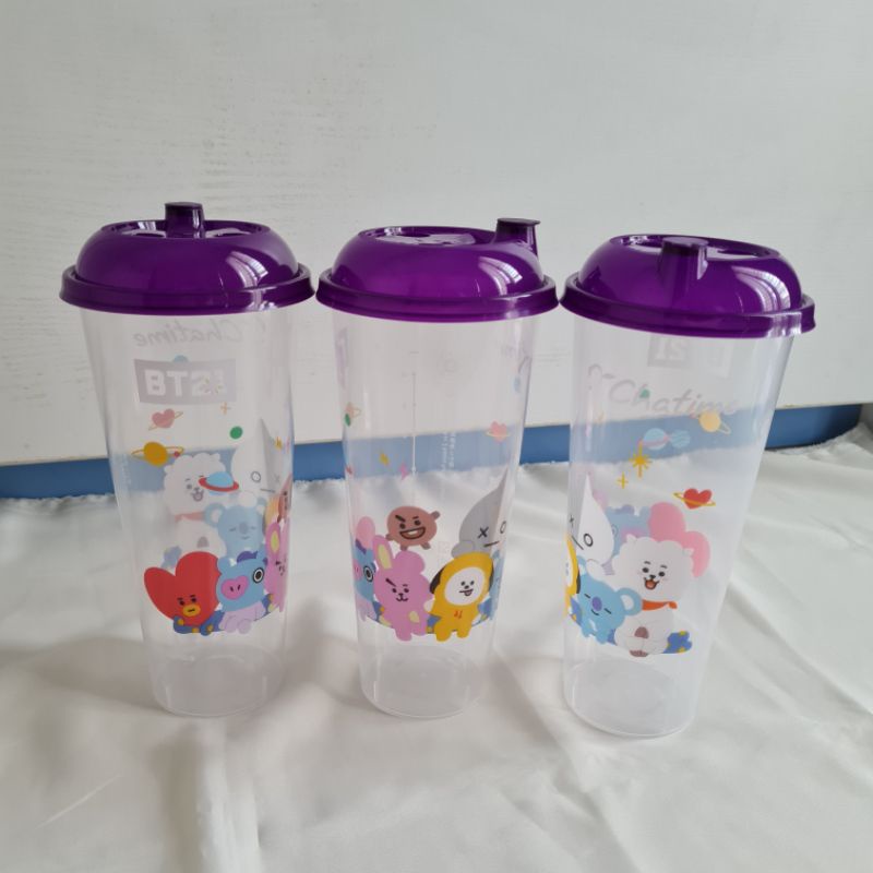 Jual Gelas Reusable Cup Chatime BT21 (cup only) | Shopee Indonesia