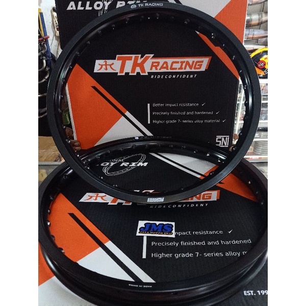 Jual Velg Rim TK Racing Uk.160/160-18 Hitam Hole-36( harga Sepasang ...