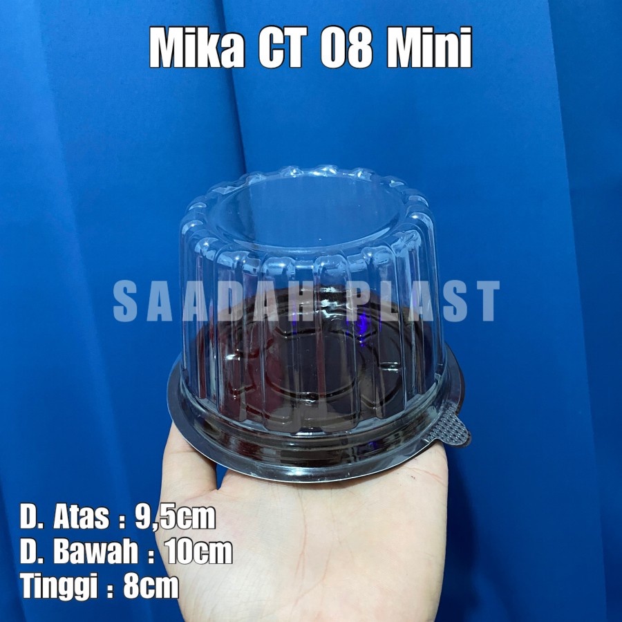 Jual (ISI 25) MIKA CT 8 MINI / TRAY CAKE TART BOLU BULAT MINI PALING ...