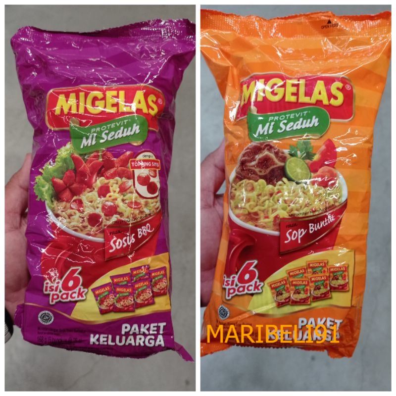 Jual MiGelas Paket Keluarga Isi 6pcs Sosis BBQ Sop Buntut MB91 | Shopee ...