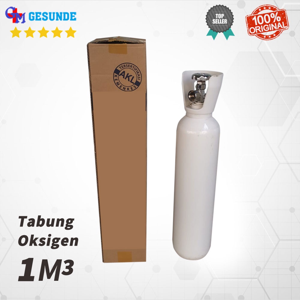 Jual Tabung Oksigen 1m3 - Tabung Oksigen Pernapasan | Shopee Indonesia