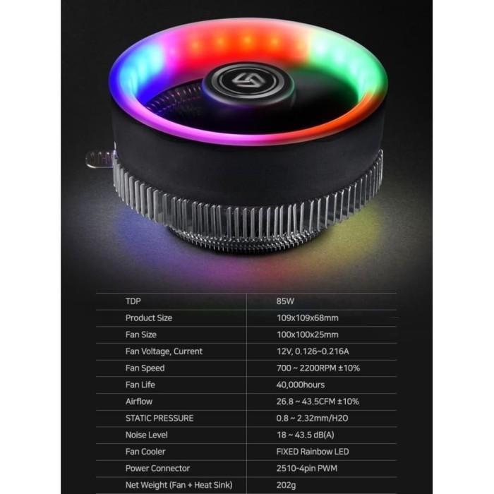 Jual Fan Processor Alseye TBF 100 Luna CPU Cooler | Shopee Indonesia