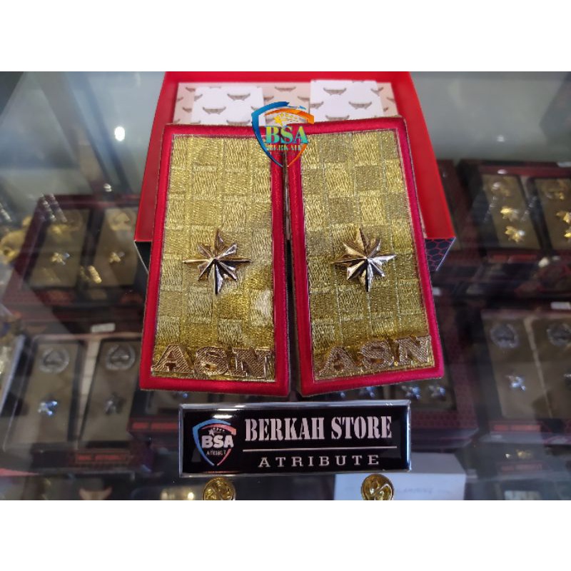 Jual PANGKAT SUMSEL GOLONGAN 4C KAIN GOLD MIKA BENING LIST MERAH ...