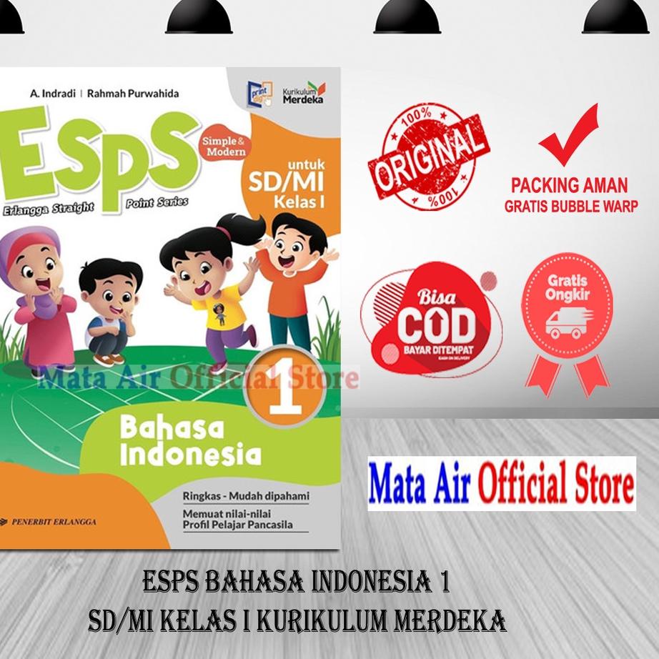 Jual Baru ORIGINAL ESPS BAHASA INDONESIA SD/MI KELAS 1 & 4 KURIKULUM MERDEKA - ERLANGGA | Shopee ...