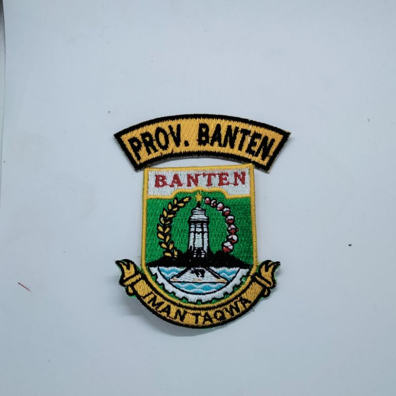 Jual Logo Bordir Provinsi Banten / Logo Provinsi Banten / Bordir Logo ...